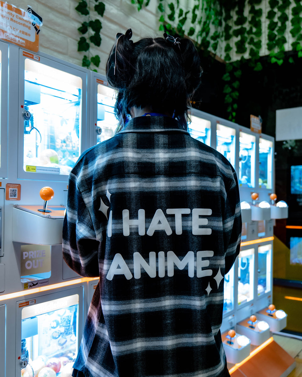 I Hate Anime Flannel – Super Potion
